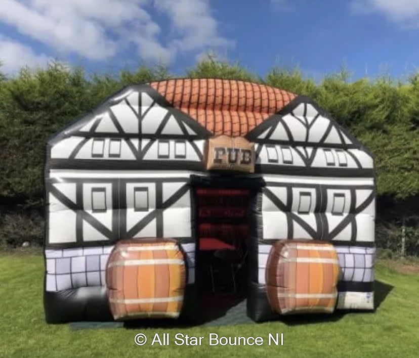Inflatable pub and Inflatable nightclub hire in Belfast