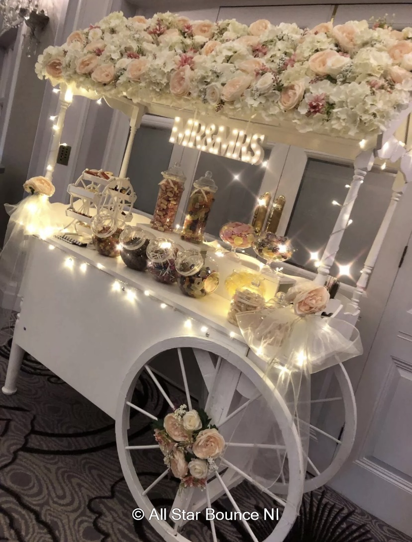 sweet cart hire for weddings and parties